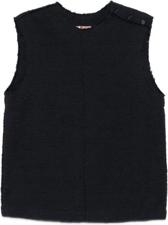 N&deg;21 Femme, Tops, Bleu, Taille: 38 FR Hauts sans manches