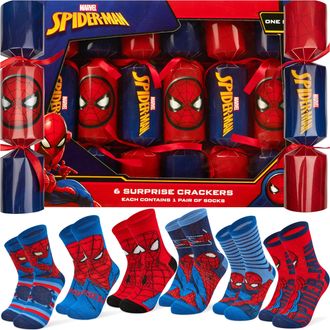 Disney Lilo Und Stitch Weihnachts Knallbonbons mit Socken, Marvel Mickey Mouse Frozen Christmas Crackers mit Lustige Socken - Kleine Geschenke Weihnachten (R