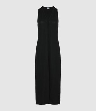 Beliza Gilet/Poncho Maya Lurex Noir