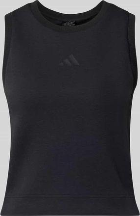 adidas Regular Fit Top mit Logo-Print