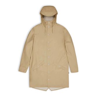 Rains Lange Wasserdichte Jacke - - Jackets - Damen - Beige - XS