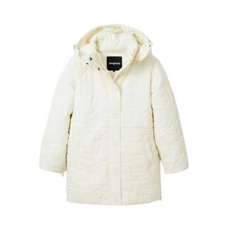 Desigual Kapuzen-Pufferjacke - - Jackets - Damen - Wei&szlig; - S