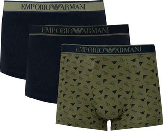 Emporio Armani Boxer-briefs &agrave; trois pi&egrave;ces avec ceinture logo - Homme - Sous-v&ecirc;tements - Multicolore - Taille: S