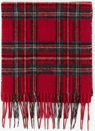 Hackett Echarpe &agrave; carreaux en laine et cachemire