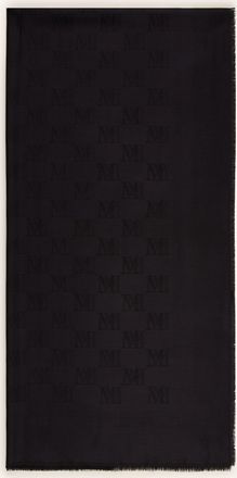 Max Mara Schal Gelato Mit Seide schwarz