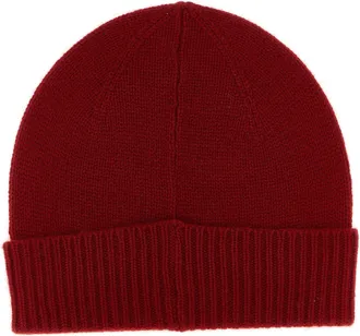Guest In Residence Ribbed Cashmere Beanie - Red