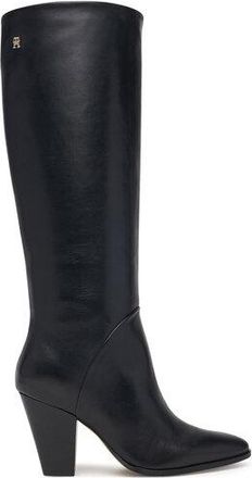 Tommy Hilfiger Stiefel Clean Tubular Knee Boot FW0FW09584 Schwarz