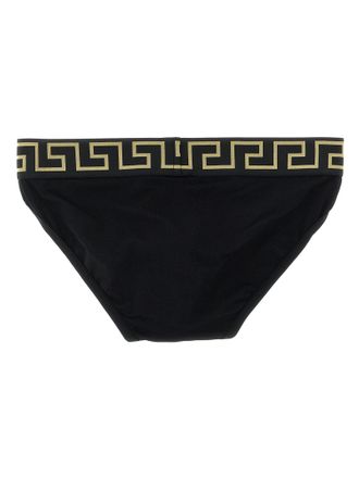 Versace Mens Black Cotton Briefs Clothing