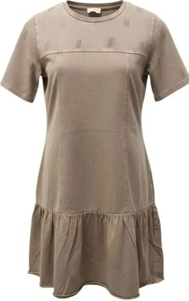 Liu Jo Femme, Robes, Beige, Taille: 36 FR Mini-robe &agrave; volants