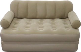 Generic Luftcouch - mit Luftpumpe und leckagesicherem Ventil als Loungesessel | Camping Couch Zum Aufblasen,F&uuml;r Erwachsene Und Kinder, Indoor Und Outdoor, Rei
