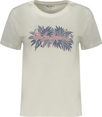 Pepe Jeans London Kurzarm-T-Shirt - - Tops - Damen - Wei&szlig; - L