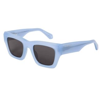 Off-white Off White - Davie Quadratischer Rahmen-Sonnenbrille f&uuml;r Damen (Blau)