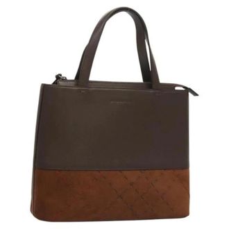 Burberry Pre-owned Daim sacs-main - Femme - Pre-owned - Brun - Taille: ONE Size