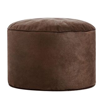 Sitting Point home24 Fu&szlig;hocker &Oslash; 50cm Braun/Braun