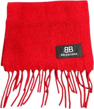 Balenciaga Pre-owned Stole - Femme - Pre-owned - Rouge - Taille: ONE Size