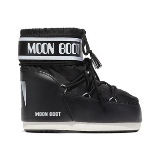 Moon Boot Schwarz/Wei&szlig; Gepolsterte Schn&uuml;rschuhe - - Shoes - Herren - Schwarzk - 45 EU