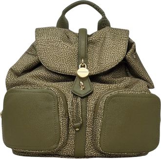 Borbonese Femme, Sacs, Vert, Taille: ONE Size Zaino Sac Bandouli&egrave;re