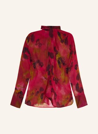 Victoria Beckham Seidenbluse rot
