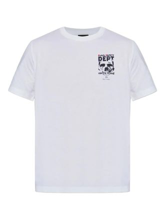 Paul Smith t-shirt en coton à imprimé graphique - Blanc