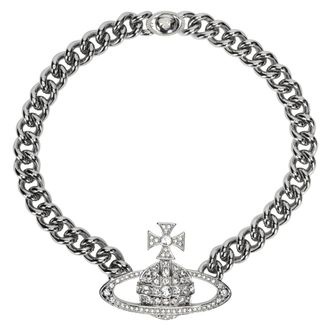 Vivienne Westwood Neysa Chain Necklace - - Accessories - Damen - Grau - M