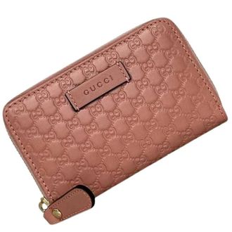 Gucci Pre-owned MicroGuccissima Coin Purse - Femme - Pre-owned - Rose - Taille: ONE Size