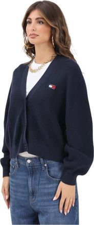 Tommy Jeans Damen, Strickwaren, Blau, MGr&ouml;&szlig;e