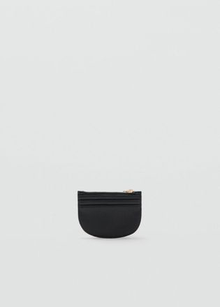 Mango Mini-Kartenetui mit Perlenbesatz schwarz - Damen - Einheitsgr&ouml;&szlig;e - MANGO