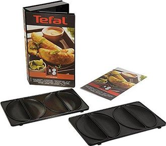T-fal Coffret Snack Collection - 2 plaques empanadas + 1 livre de recettes XA800812