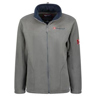 Canadian Peak Ultona Men - Polaire Epaisse Homme Chaude Fermeture Zip - Veste Sweats Hiver Chaud Hommes Doux - Sweat Doublure Longues Manches - Automne Hiver (Gris 