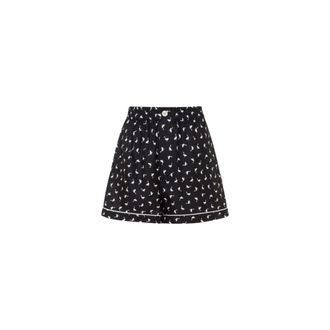 Moschino Femme, Shorts, Noir, Taille: 46 FR Goose Silk Shorts