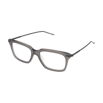 Thom Browne unisex, Accessoires, Gris, Taille: 51 MM Acetate and Titanium Rectangular Eyeglasses