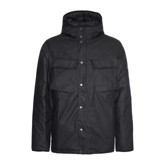 Barbour Longwell Wax Jacket - - Jackets - Herren - Schwarzk - L