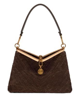Etro sac port&eacute; &eacute;paule Vela m&eacute;dium - Marron