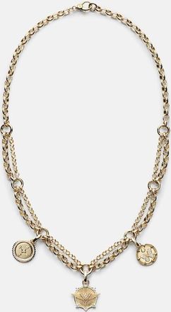 Foundrae Collier Vivacity, Internal Compass & Reverie en or 18 ct et diamants