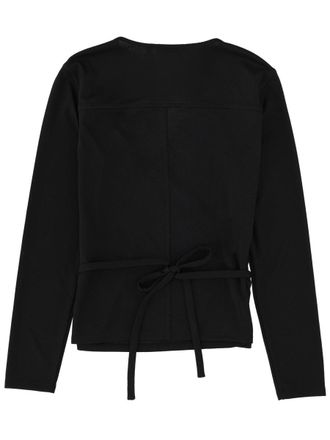 Theory Lace-Up Sweater - Black