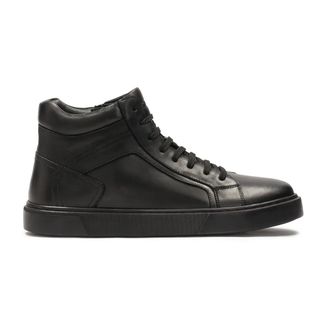 Kazar Bequeme schwarze Herren-Sneaker mit hohem Schaft - - Shoes - Herren - Schwarzk - 42 EU
