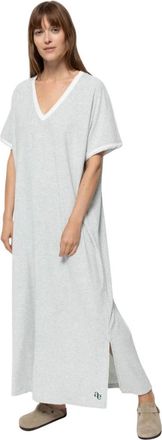 &Acirc;m&egrave; Femme, Robes, Gris, Taille: ONE Size Folie Spong Kaftan Dress