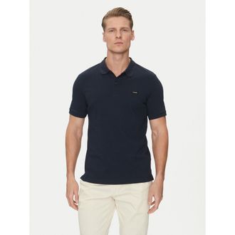 Calvin Klein Poloshirt K10K111196 Dunkelblau Slim Fit