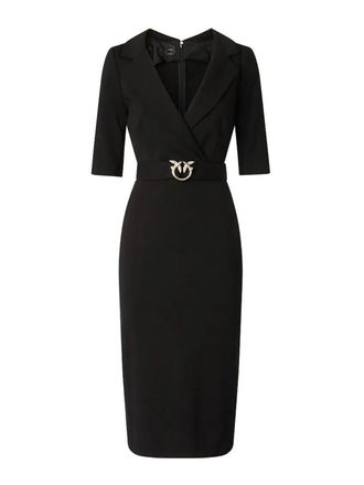 Pinko Robe Au Genou - Noir