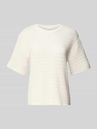 Rich & Royal Strickshirt mit Rundhalsausschnitt