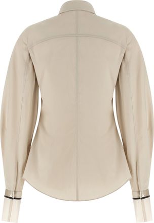 Brunello Cucinelli Shiny Cuffs Shirt - Beige