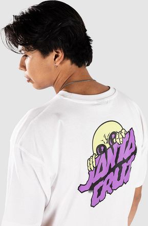 Santa Cruz Knibbs Alien Stacked Strip T-Shirt white