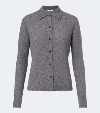 Max Mara Cardigan en cachemire m&eacute;lang&eacute;