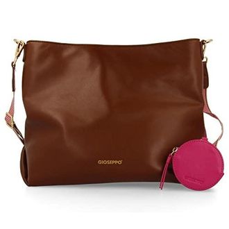 Gioseppo SAC SHOPPER MARRON AVEC DÉTAILS ROSES - KALLHAM