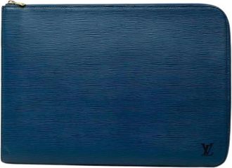 Louis Vuitton Pre-owned Poche Documents Portfolio - Femme - Pre-owned - Bleu - Taille: ONE Size