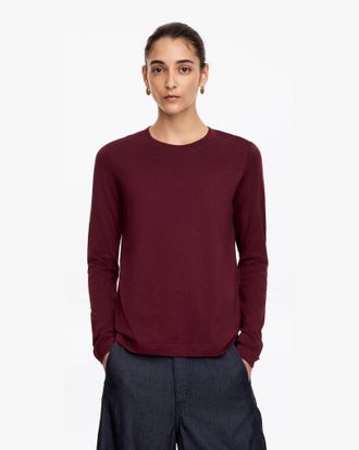 Arket Signature-Langarmshirt -Rot