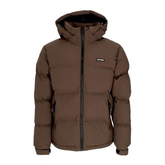 Iuter Braune Puff Daunenjacke Hoher Kragen - - Jackets - Herren - Braun - XL