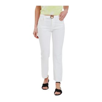Pinko Boot Cut Jeans Brenda Style - - Jeans - Damen - Wei&szlig; - W26