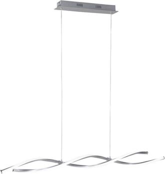 Paul Neuhaus Paul Neuhaus Polina Plafonnier suspendu en acier, 2 LED 10,2 W, 3 000 K, intensit&eacute; variable