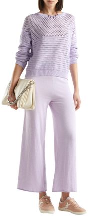 Benetton Damen Maglia G/C M/L 1077d10ae Pullover, violett, Small